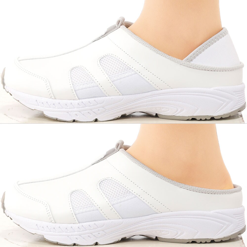 [数量限定]定番2Wayデイリーシューズ(4E) もふもふねこ－ナースリー公式通販（看護師・医療従事者）